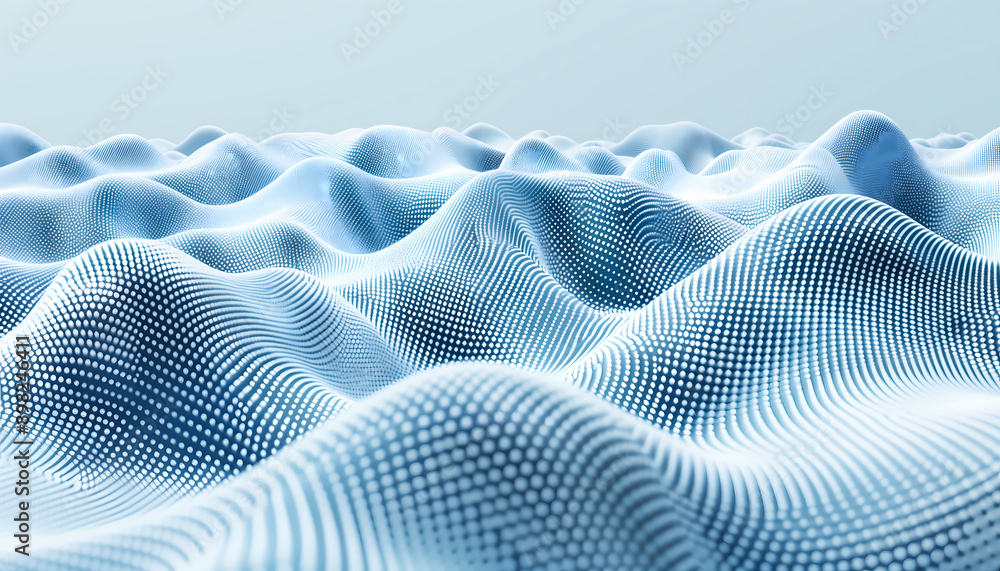 abstract blue wave technology or science background, digital wallpaper ...