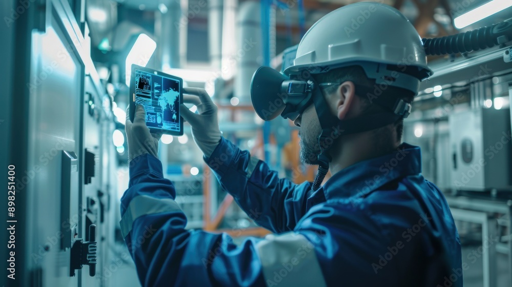 Workplace safety technology for zero accident concept On-site safety ...