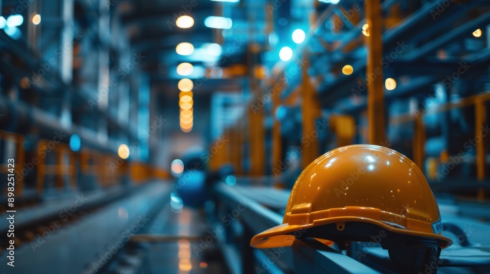 Foto de Workplace safety technology for zero accident concept On-site ...