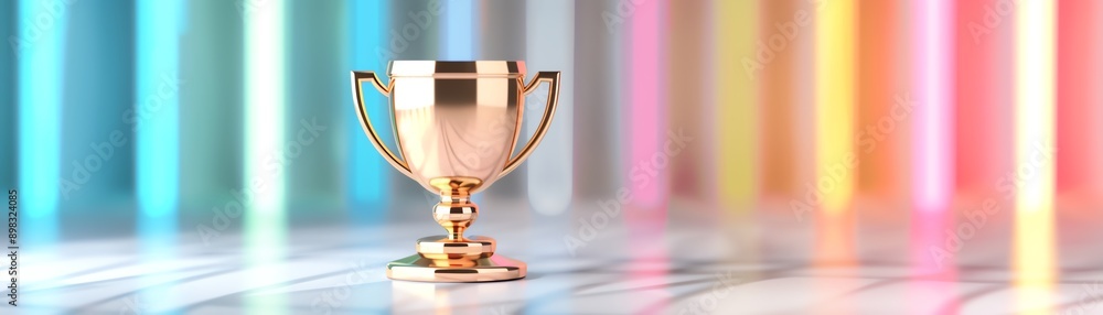 Glowing Employee Recognition A neon awards interface highlighting ...