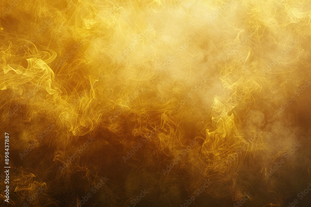 Yellow mist background, smoke haze textured backdrop graphic resource ...