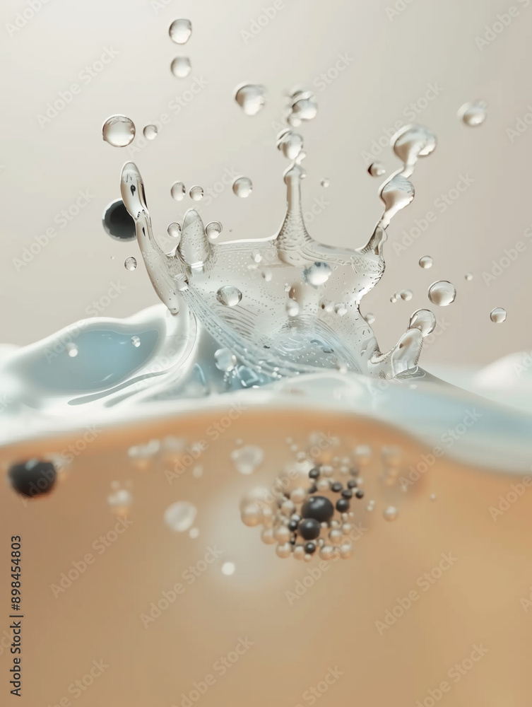 Blackhead Removal 3D Rendering, Oil Dissolving, Animation Cleansing ...