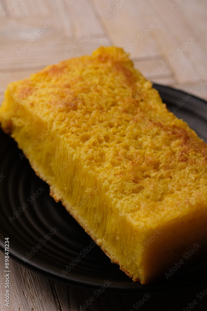 Bika Ambon is a traditional cake from Medan, Indonesia. This cake is ...