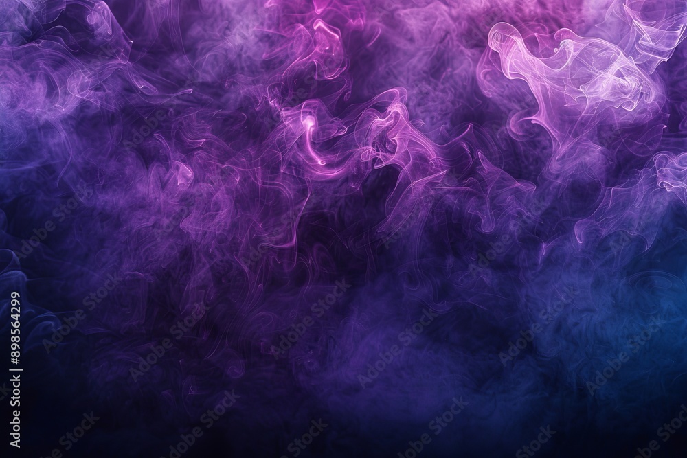Smoke mist texture. Mysterious blue, grey, black colors in a smokey ...