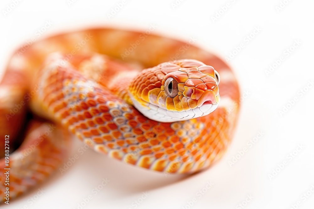 Corn snake Pantherophis guttatus previously called Elaphe Guttata or ...