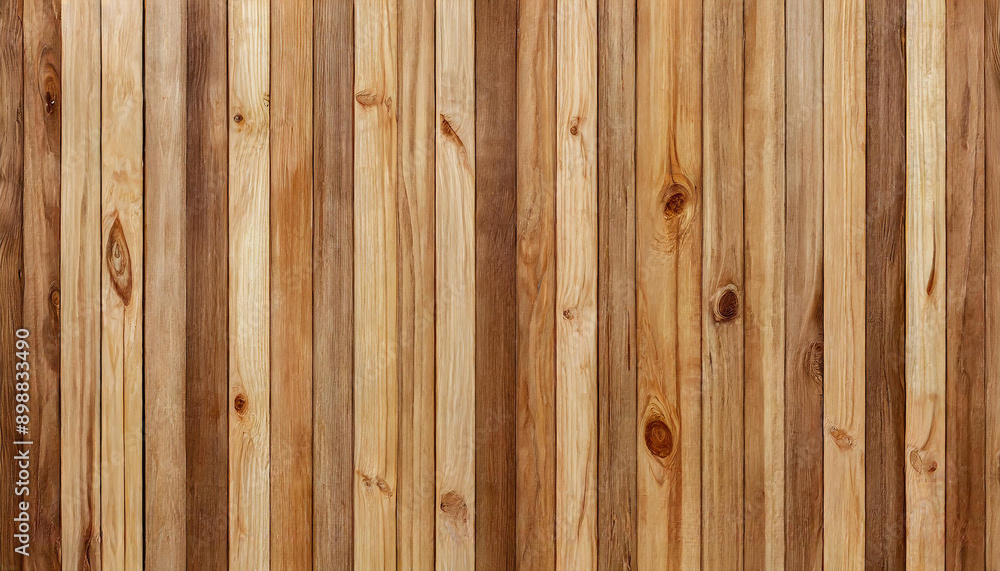 Vertical Planks of Natural Wood in Various Shades Creating a Seamless ...