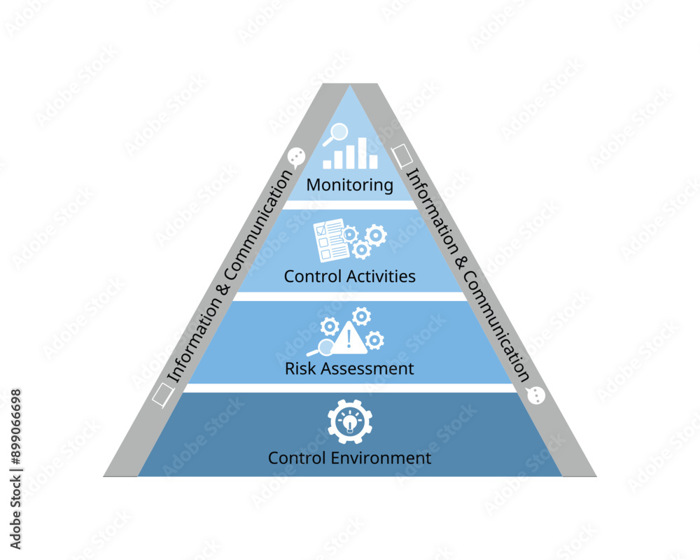 Vetor de 5 components of internal control framework for control ...
