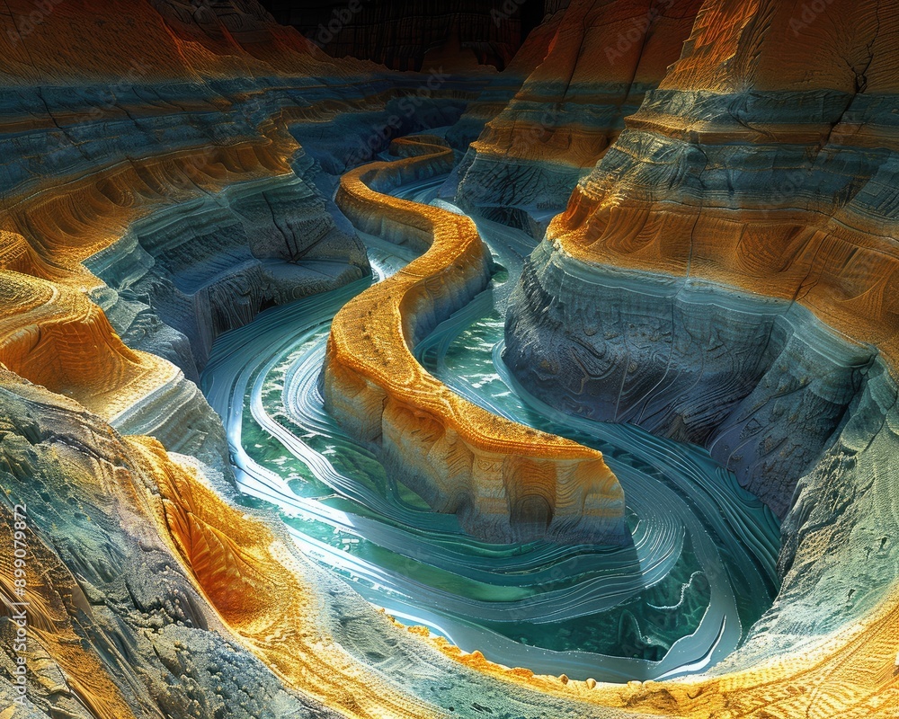 Continuous urinary sickness visualized as a flowing river through a ...