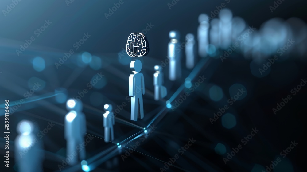 Minimalist illustration of Singularity an exponential curve with AI ...