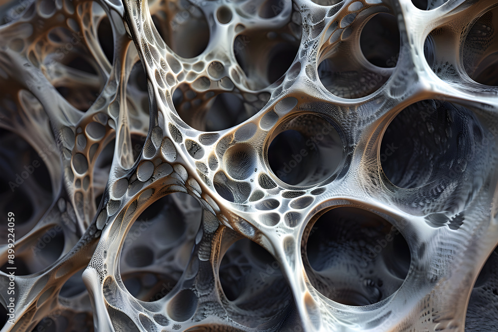 Intricate Nodular Structure with Textured Appearance and Subtle Color ...