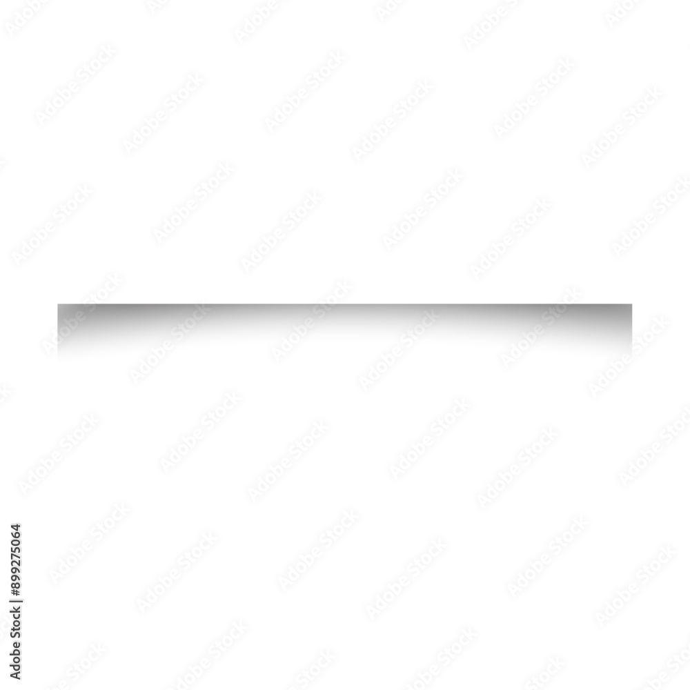 Realistic shadow box effect with light and shade. square shadow on ...