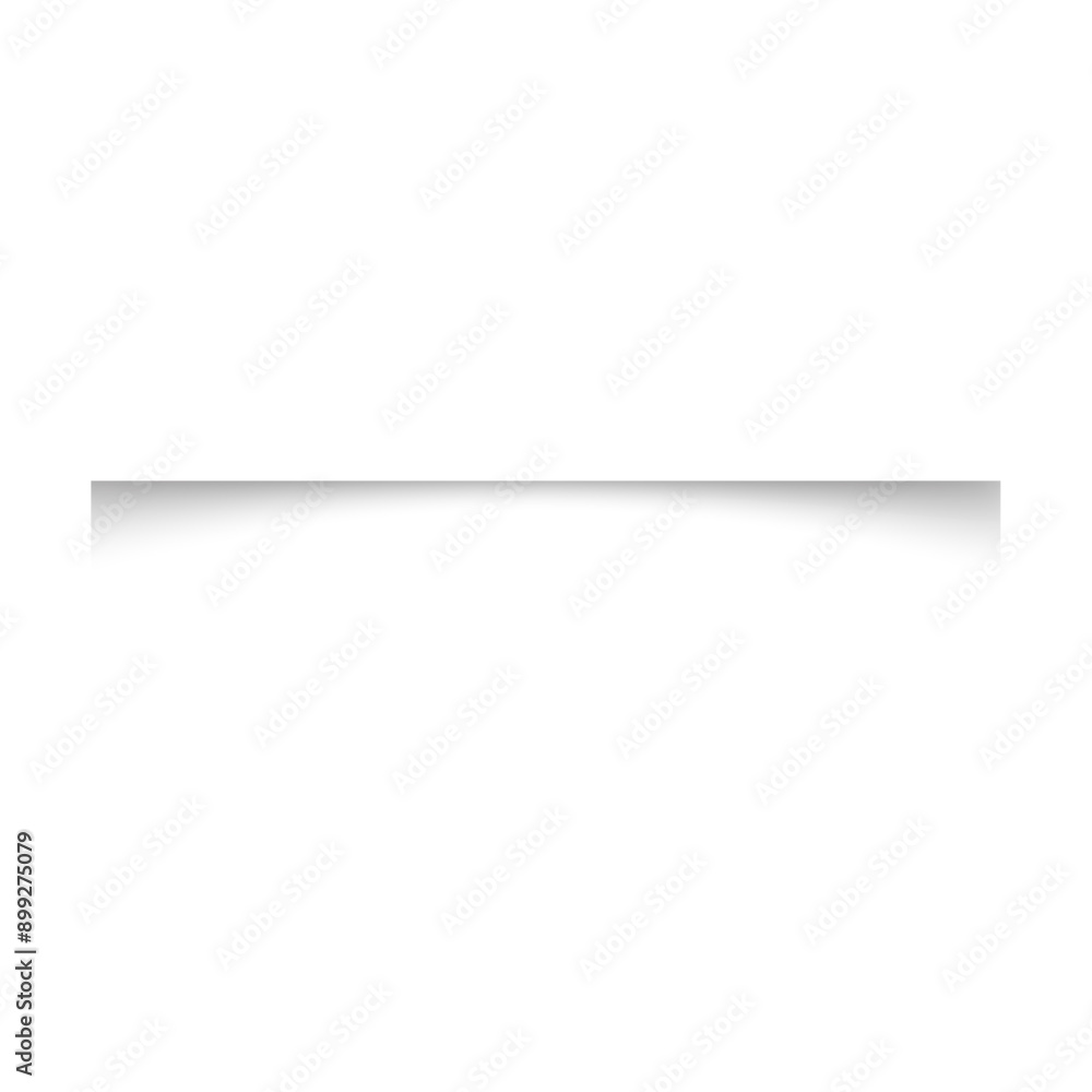 Realistic shadow box effect with light and shade. square shadow on ...