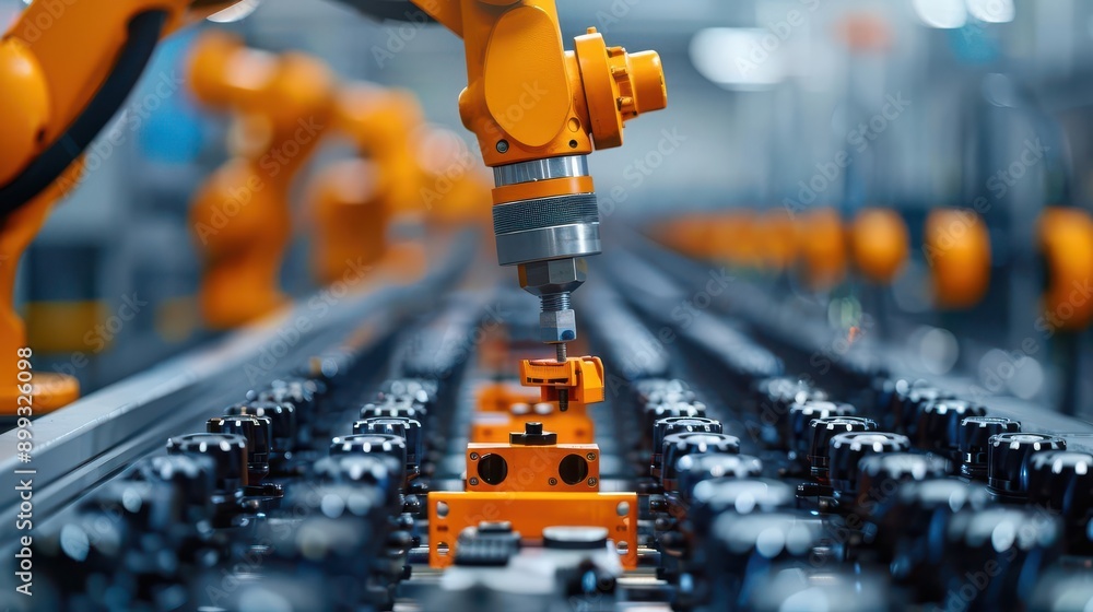 Automated system performing predictive maintenance on a production line ...