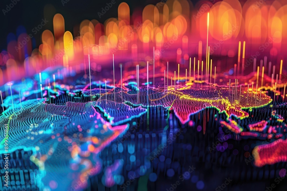 Climate Change Data Visualization A visually appealing graph or chart ...