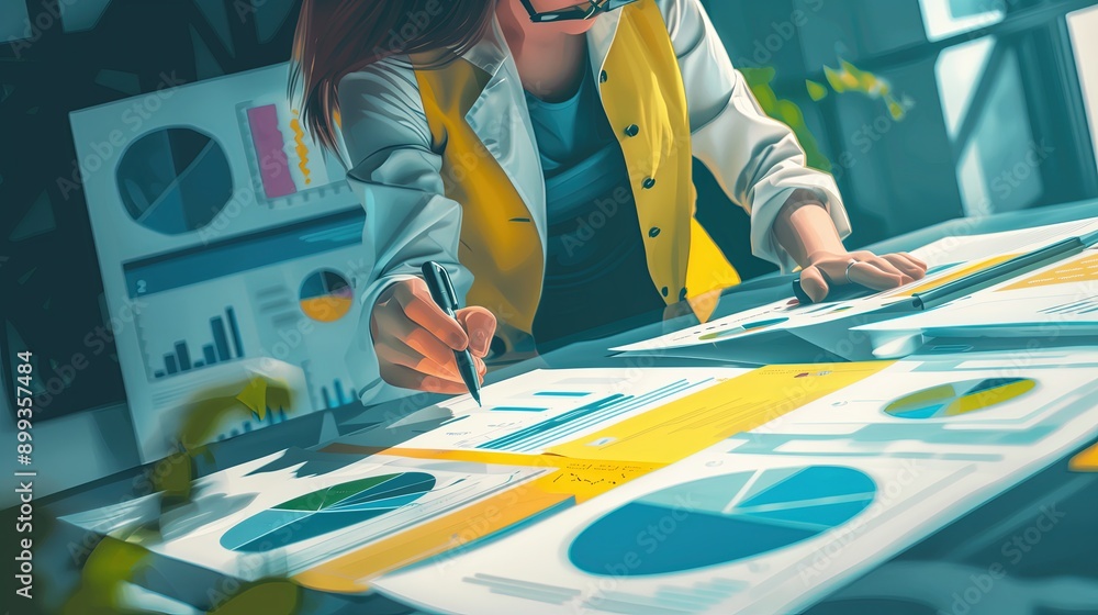 Content Marketing: Graphic designer creating visually compelling ...