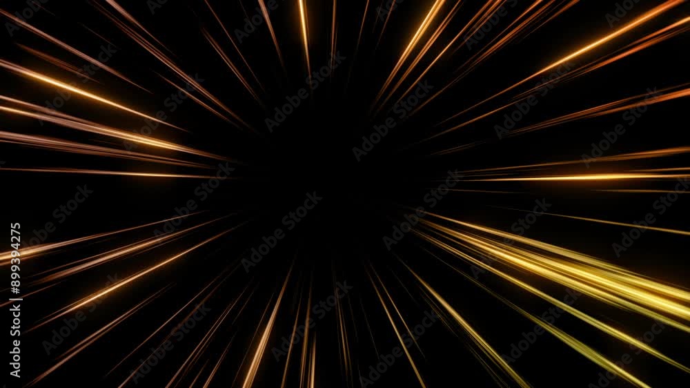 Right to Left speed lines moving with alpha channel. comic anime action ...