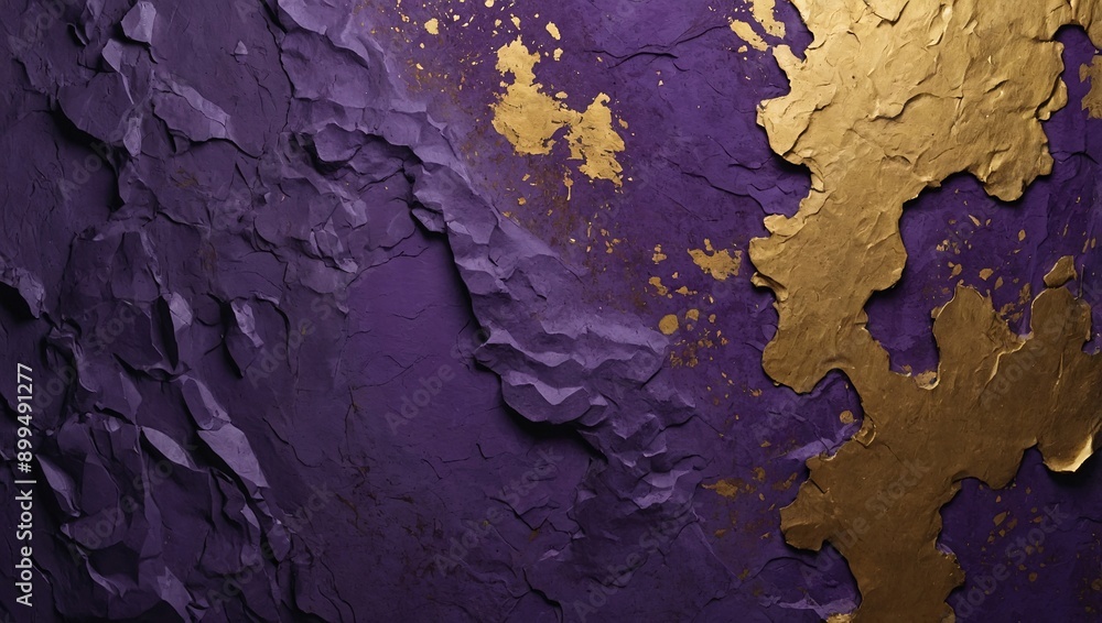 Raster bitmap art with purple and gold rough texture, resembling a ...