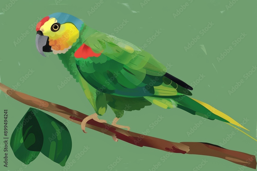 Naturalistic hand-draw watercolor farm bird. Beautiful simple AI ...