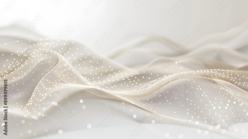 Smooth elegant white silk or satin luxury cloth texture can use as ...