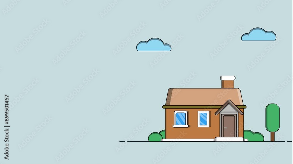 Footage gable roof House Icon. symbol for real estate, sale, rent ...