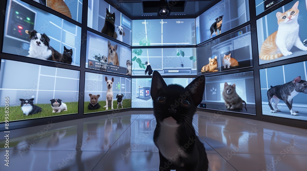 virtual pet adoption center where potential adopters meet pets through ...