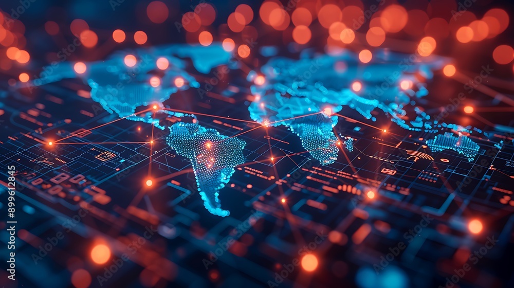 Illuminating the Digital World: A Stunning Visualization of Global ... Illuminating the Digital World: A Stunning Visualization of Global ...