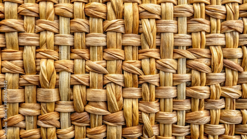 Natural woven straw mat texture background showcasing intricate ...