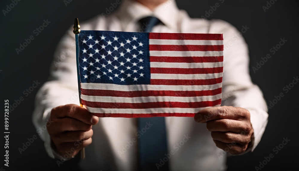 American Flag Symbolism in Patriotic Displays Stock Illustration ...