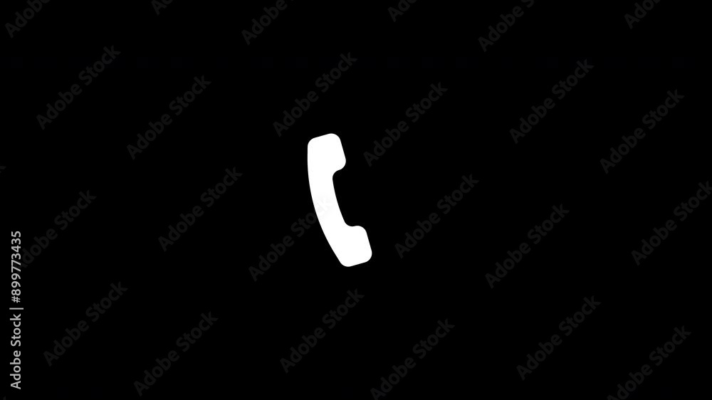 Phone icon animation .4K motion animation. Stock Video | Adobe Stock