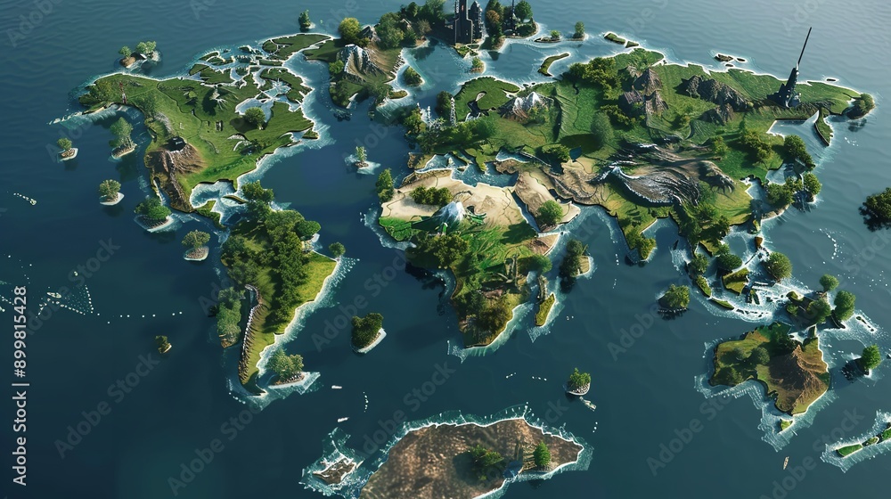 World map countries connected world map Stock Illustration | Adobe Stock