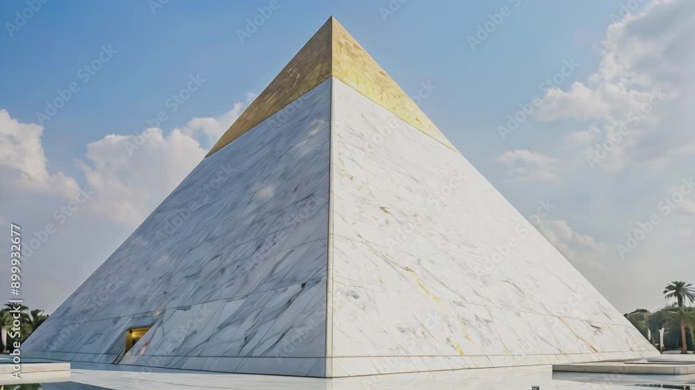The Great Pyramids of Giza as they may have looked thousands of years ...