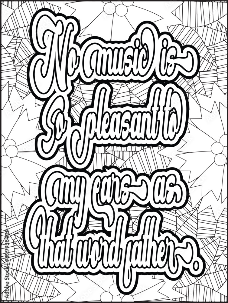 Father Quotes coloring page. adult colouring Page, Motivational quotes ...