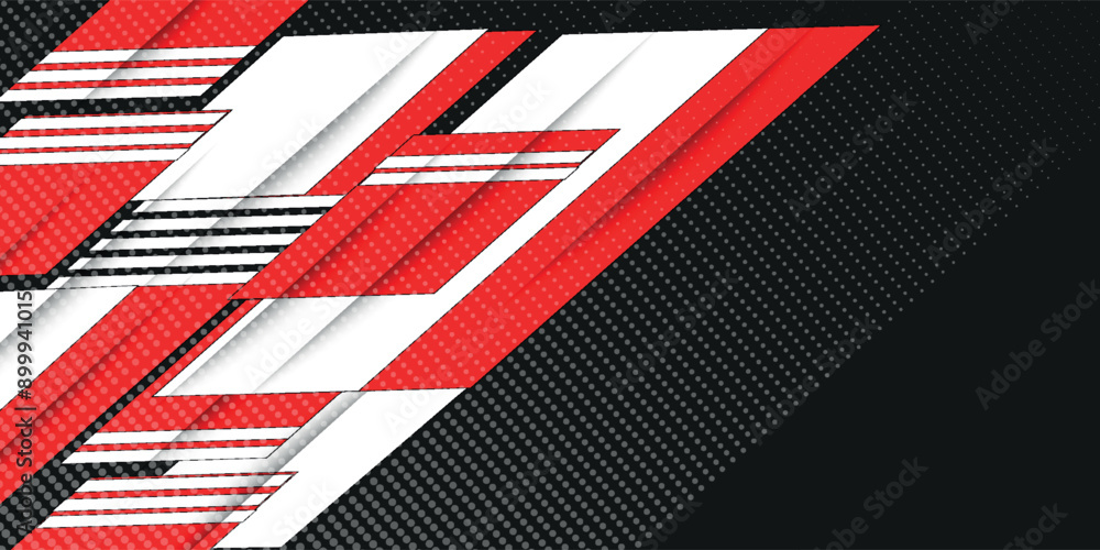 Background, contrast red and black color abstract template for business ...