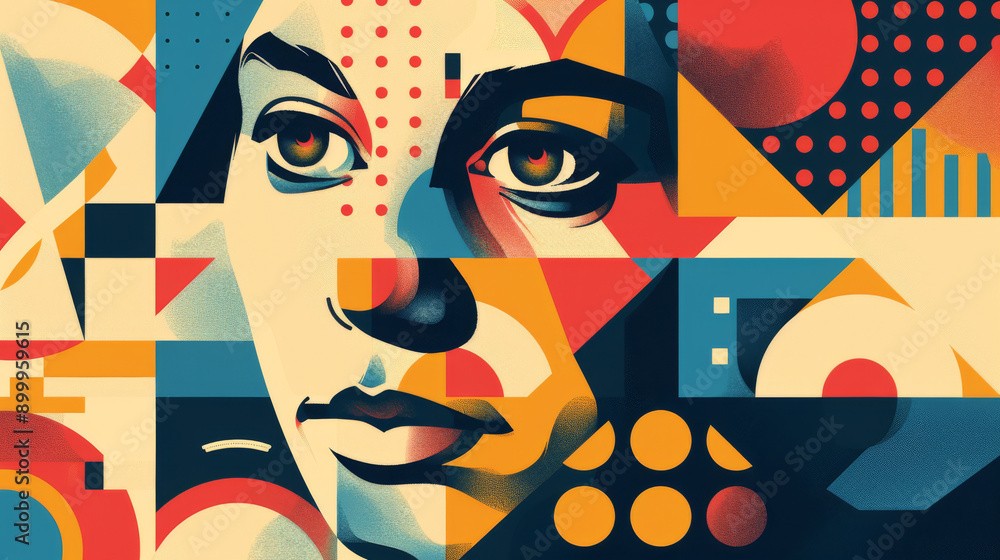 Include examples of graphic design, such as bold posters, sleek logos ...