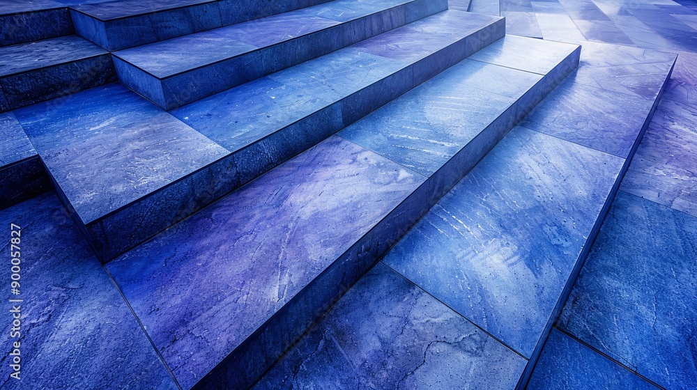 Geometric skate park with angular ramp shapes and sleek board designs ...