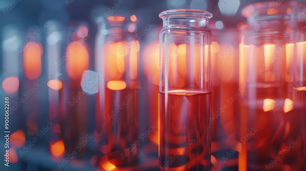 The clinical trials concept is depicted with sunlight filtering through ...