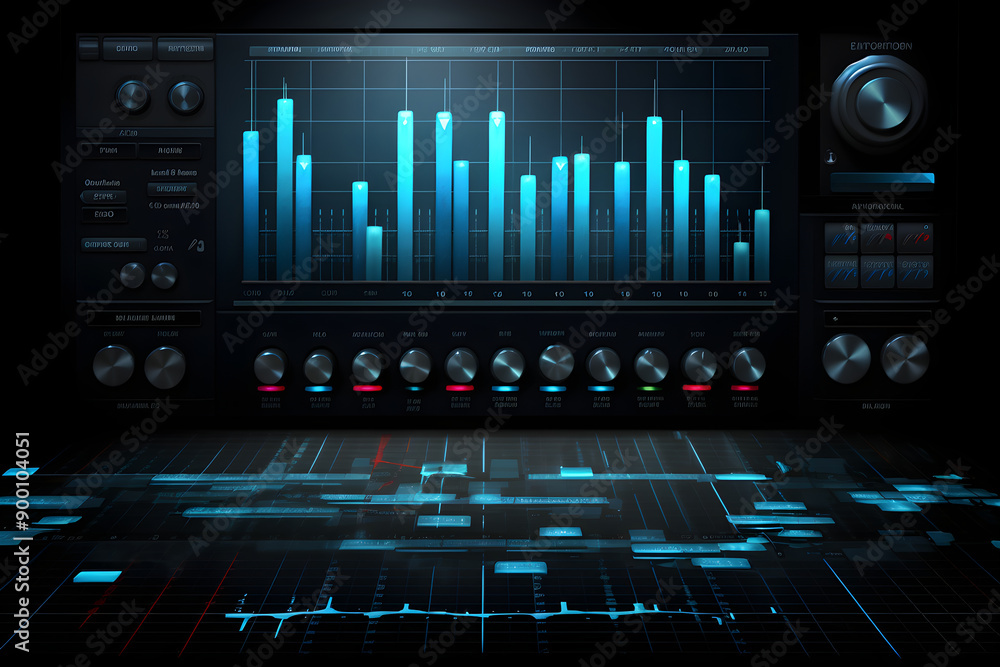 Vibrant Audio Frequency Spectrum Display: A Deep Dive into Sound ...