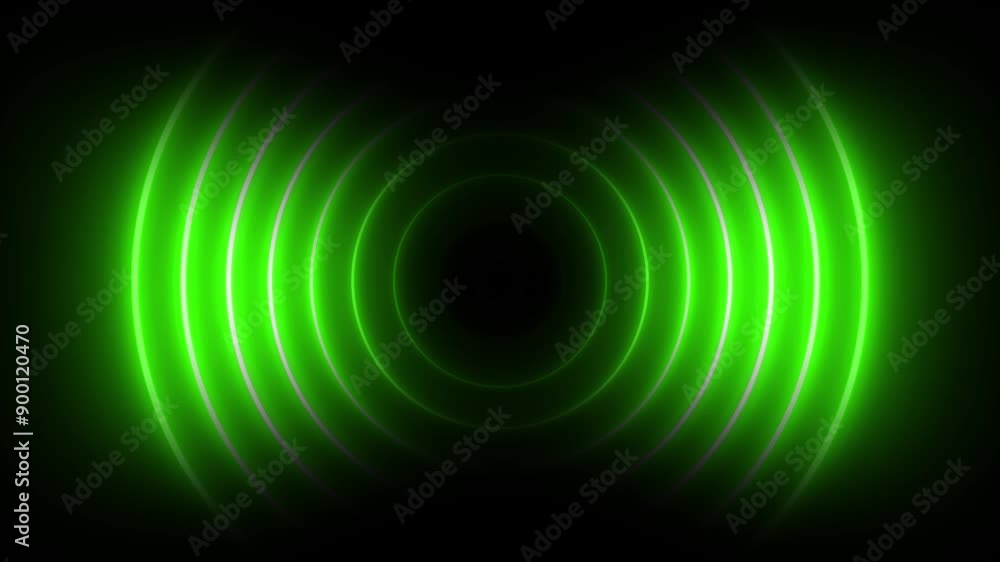 Seamless loop.Neon Wave abstract background. waves animation come from ...