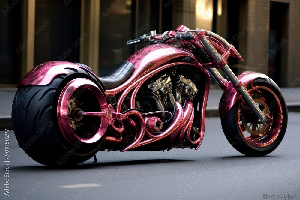 Futuristic Motorcycle, Cyberpunk Bike, Sci-Fi Motorcycle, High-Tech ...