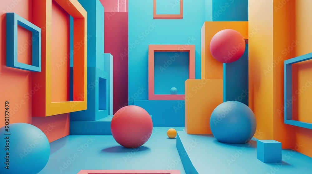 Floating Frames - Design a scene with floating frames of different ...