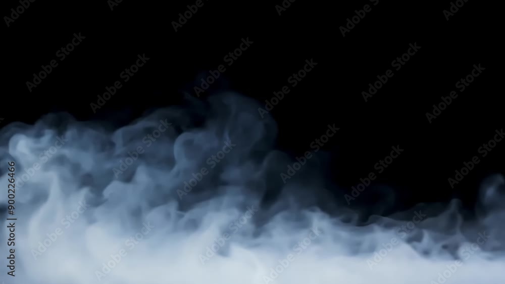 Smoke fog white loop dark background fume, pattern, png, powder, floor ...