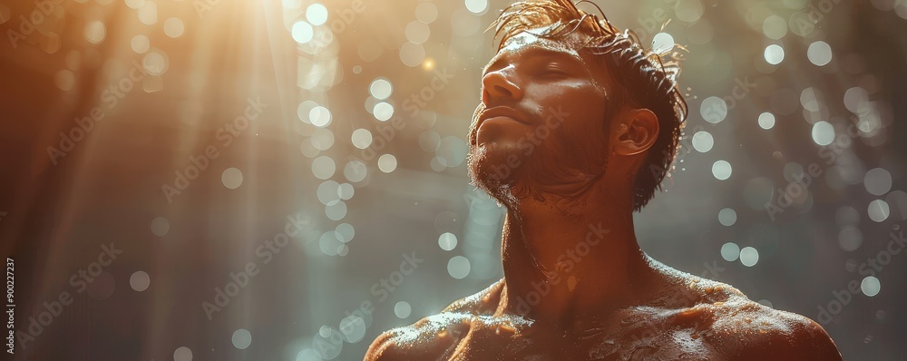 Athlete celebrating a personal best, [Uplifting achievement ...
