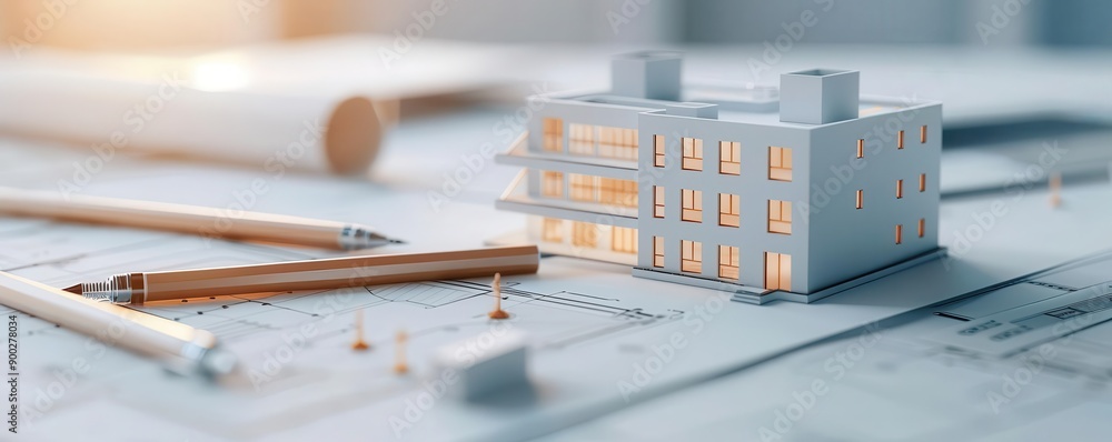 Project management for a residential complex, detailed planning ...