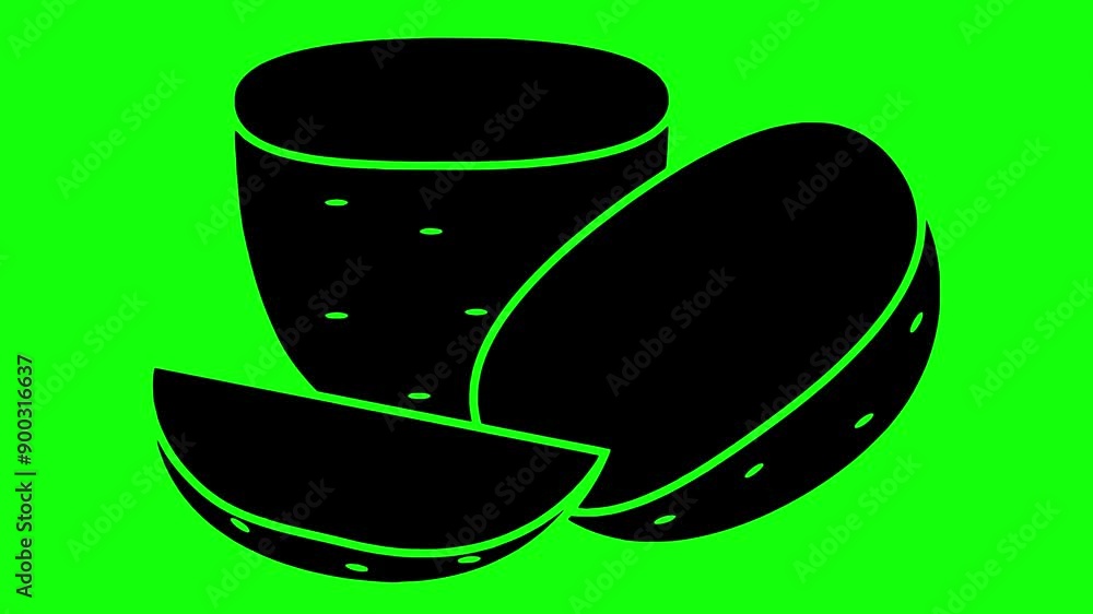 potato illustration video animation tree plant potato silhouette food ...