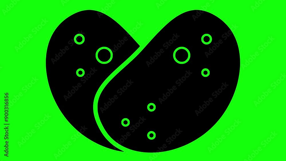 potato illustration video animation tree plant potato silhouette food ...