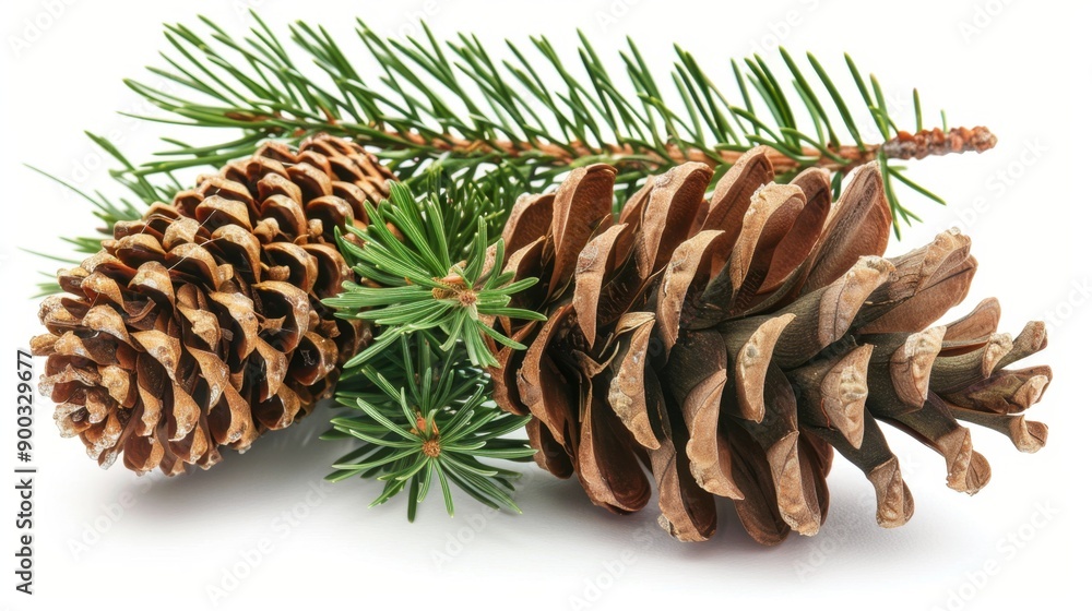 Pine (Pinus): Known for their long needles and woody cones, pines are ...