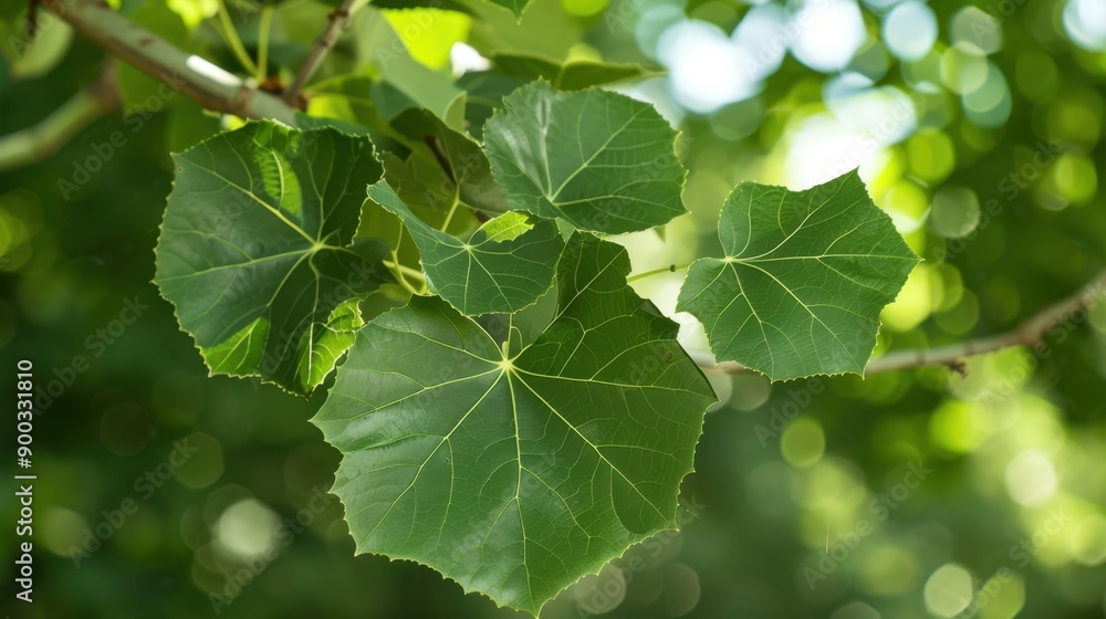 Poplar (Populus): Fast-growing and equipped with triangular leaves and ...