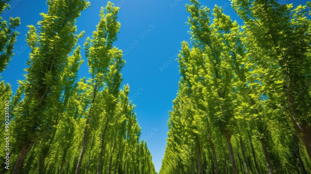 Poplar (Populus): Recognized for their fast growth, triangular leaves ...