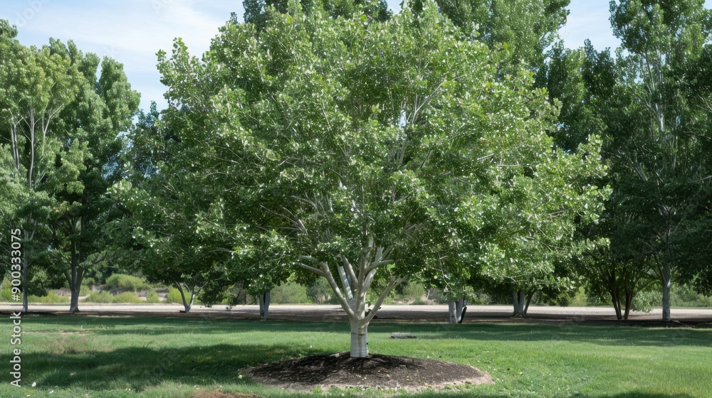 Cottonwood (Populus deltoides): With their fast growth, triangular ...