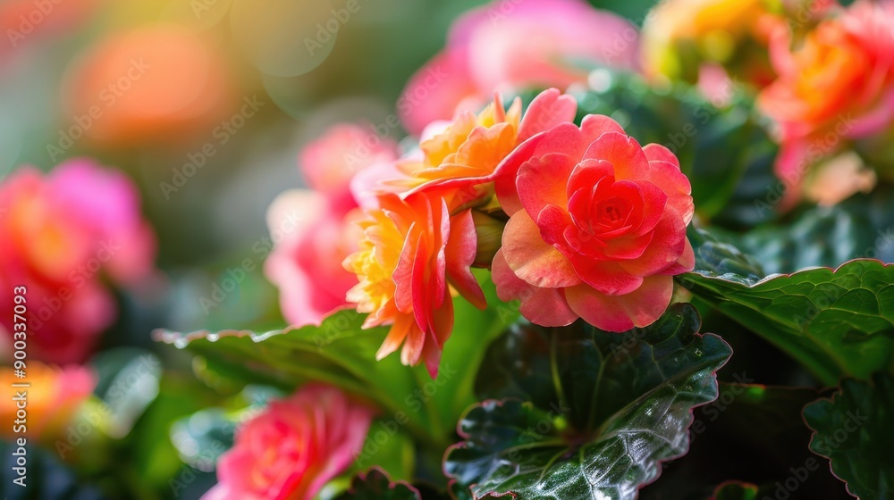 Begonia: Featuring colorful and versatile blooms, begonias symbolize ...